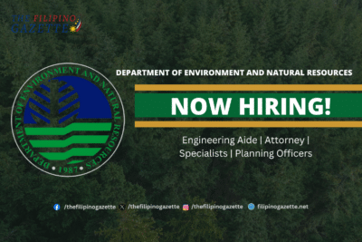 The Department of Environment and Natural Resources (DENR) is Hiring ...