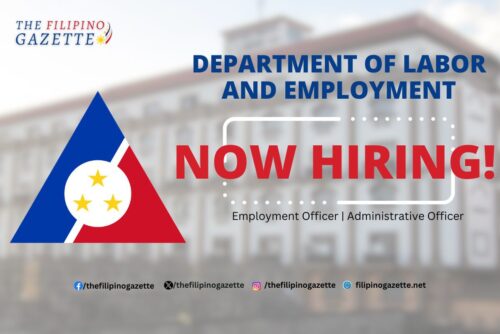 The Department of Labor and Employment (DOLE) is Hiring! – The Filipino ...