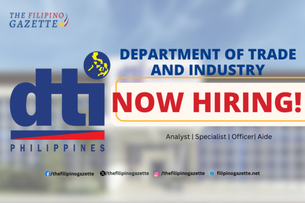 The Department of Trade and Industry (DTI) is Hiring! – The Filipino ...